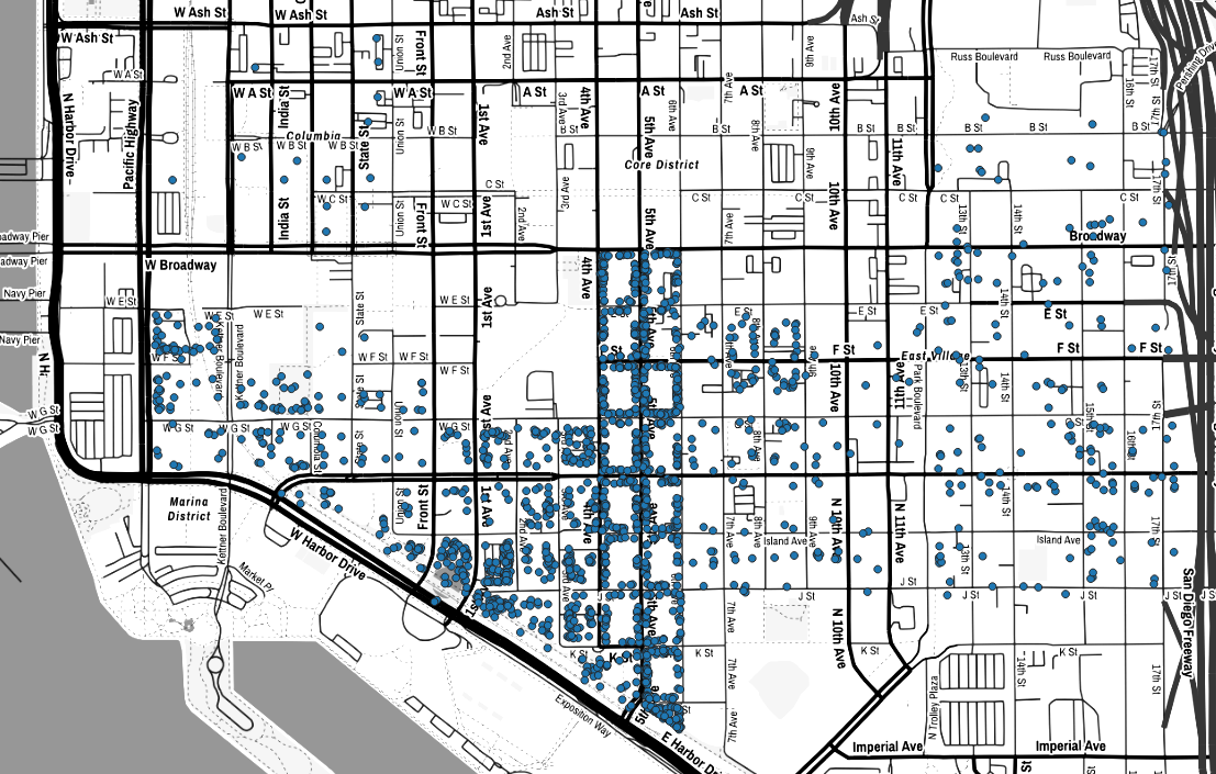 Downtown Homelessness Dataset Progress San Diego Regional Data Library